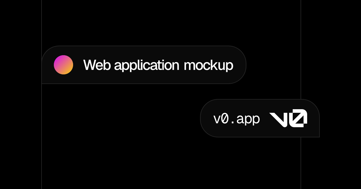 Web application mockup - v0 by Vercel