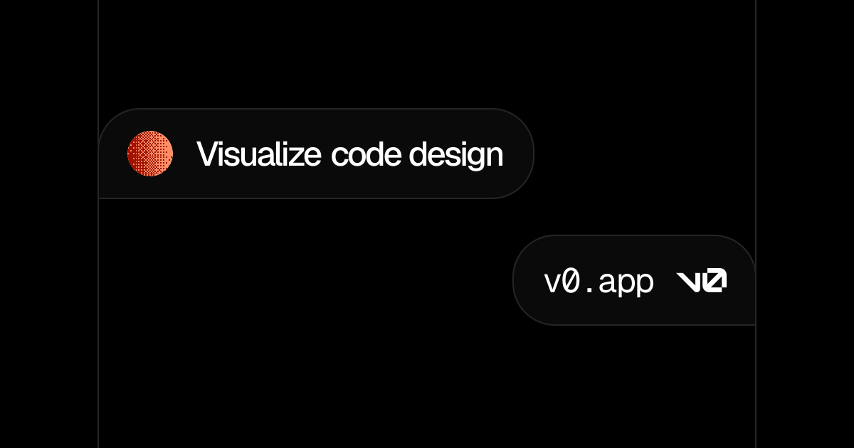 Visualize code design – v0 by Vercel