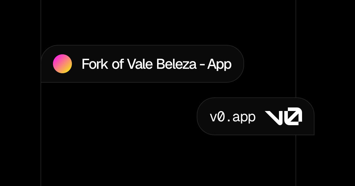 Fork of Vale Beleza - App – v0 by Vercel