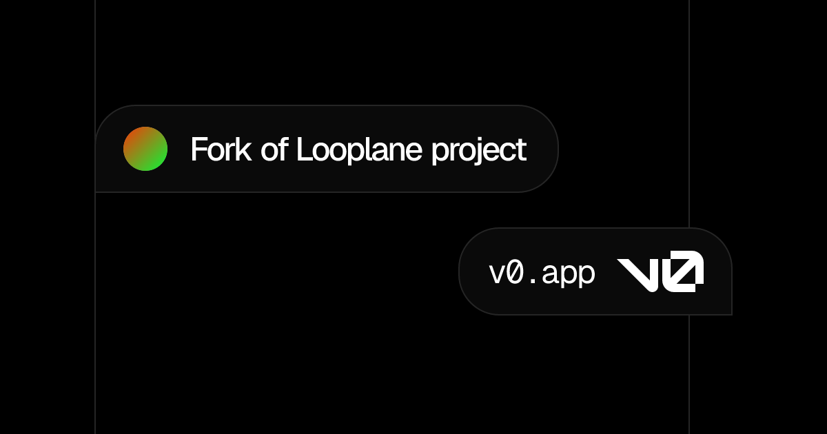 Fork of Looplane project – v0 by Vercel
