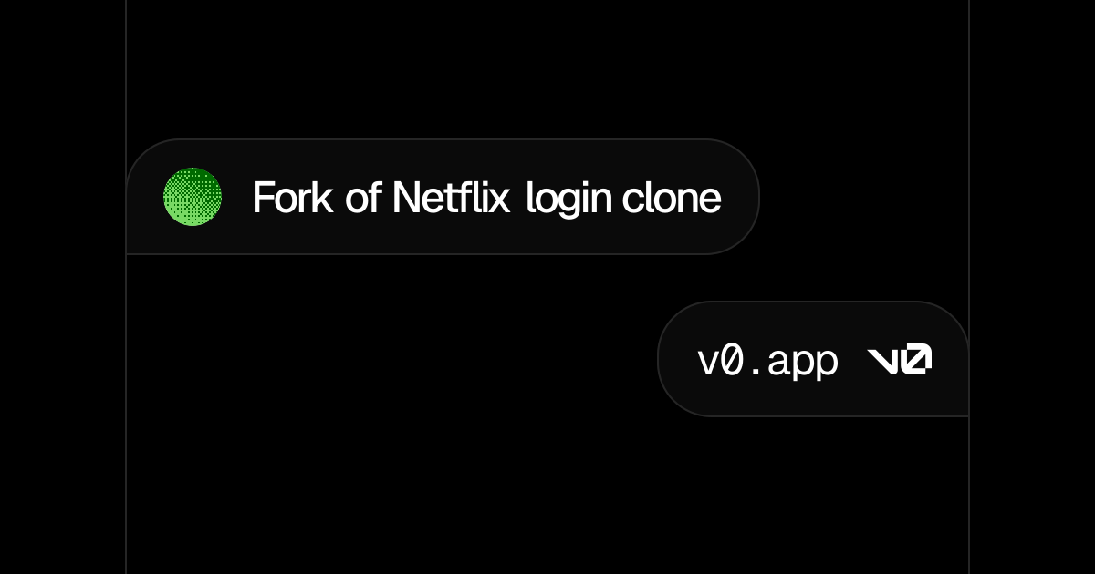 Fork of Netflix login clone - v0 by Vercel
