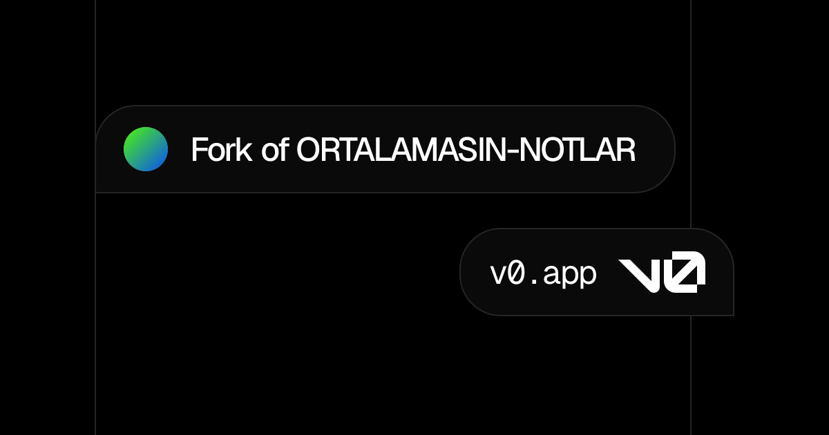 Fork of ORTALAMASIN-NOTLAR – v0 by Vercel