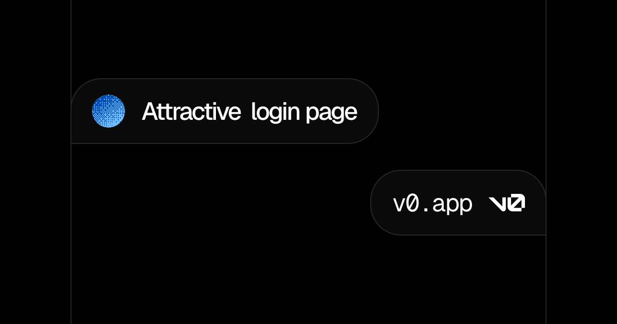 Attractive login page – v0 by Vercel