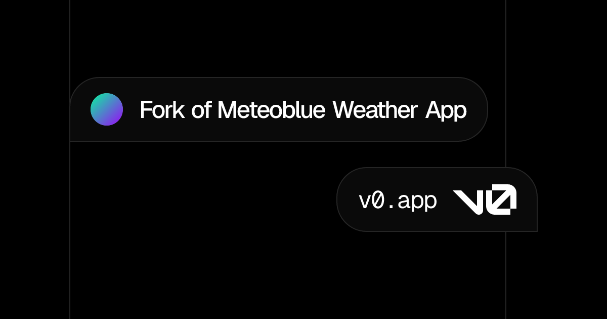 Fork of Meteoblue Weather App – v0 by Vercel