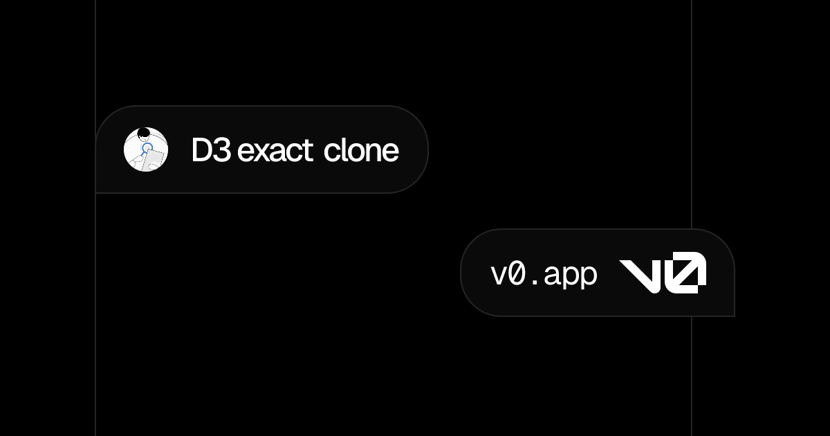 D3 exact clone – v0 by Vercel