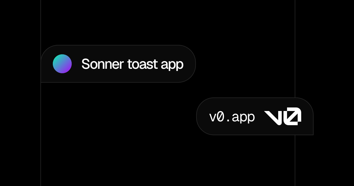 Sonner toast app - v0 by Vercel