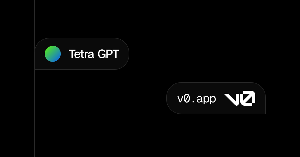 Tetra GPT – v0 by Vercel