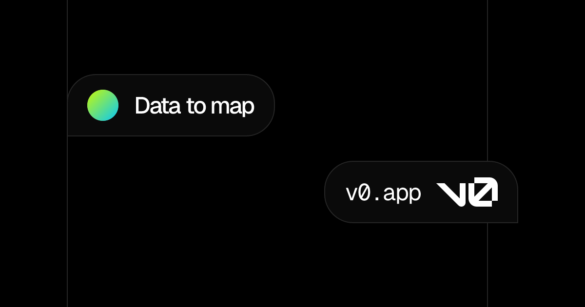 Data to map - v0 by Vercel