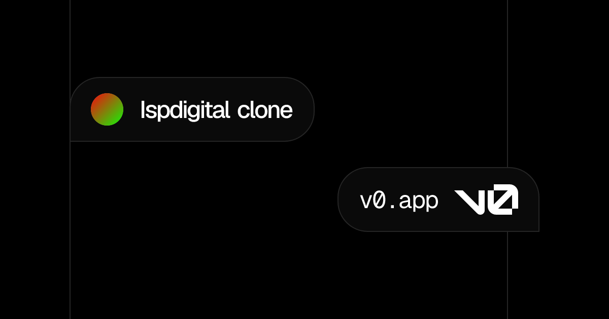 Ispdigital clone – v0 by Vercel