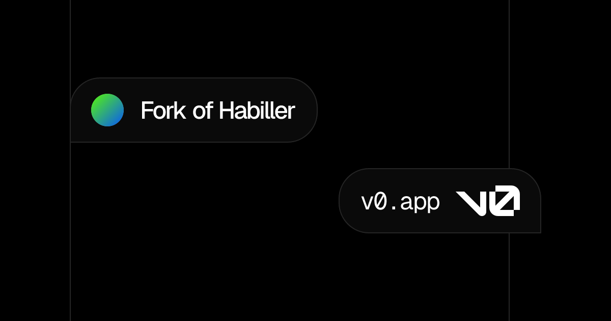 Fork of Habiller – v0 by Vercel