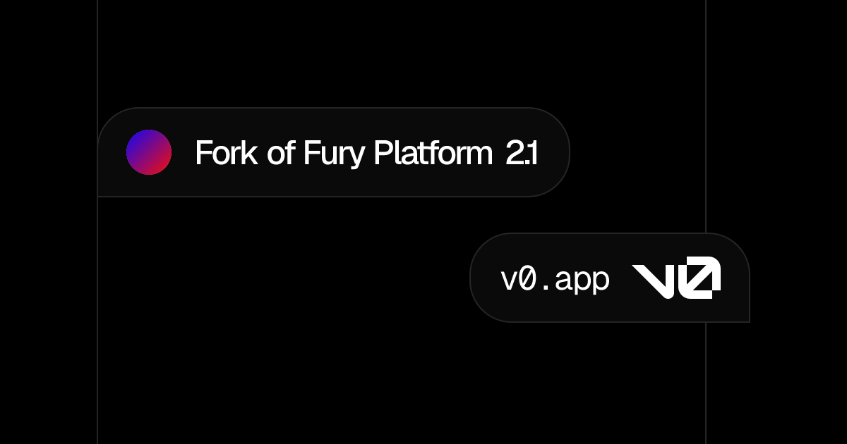 Fork of Fury Platform 2.1 – v0 by Vercel