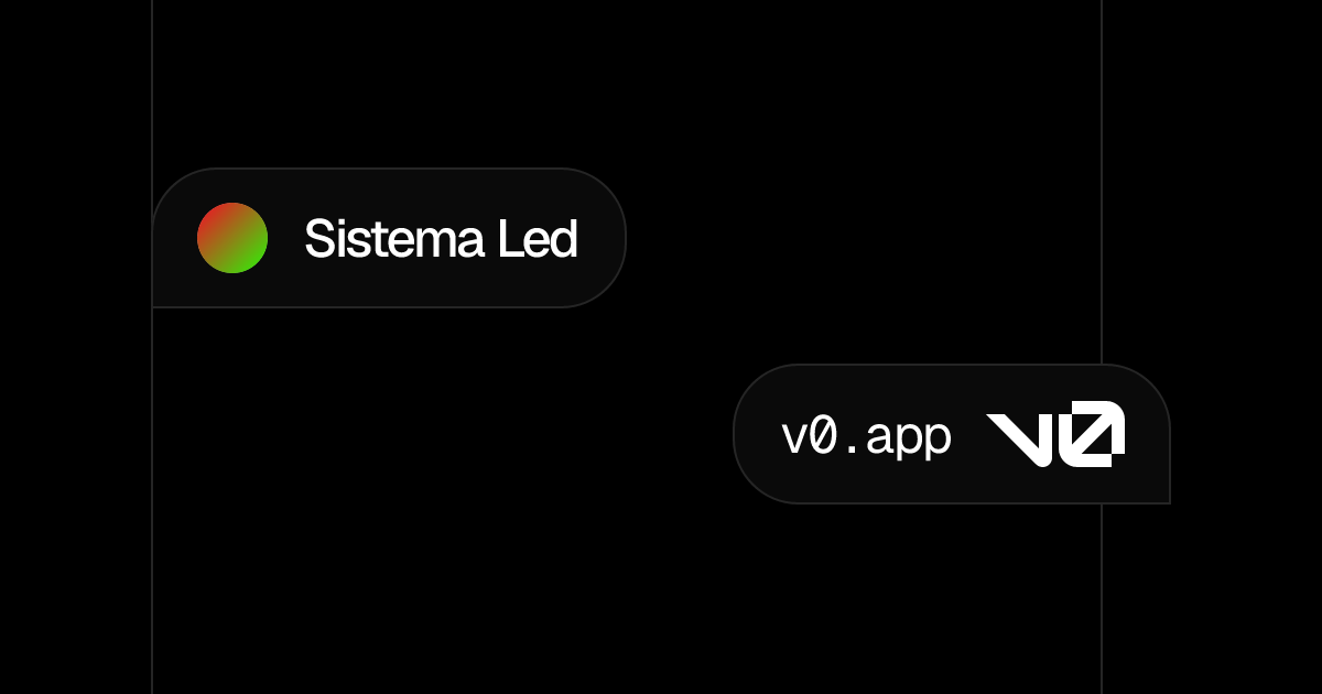 Sistema Led - v0 by Vercel