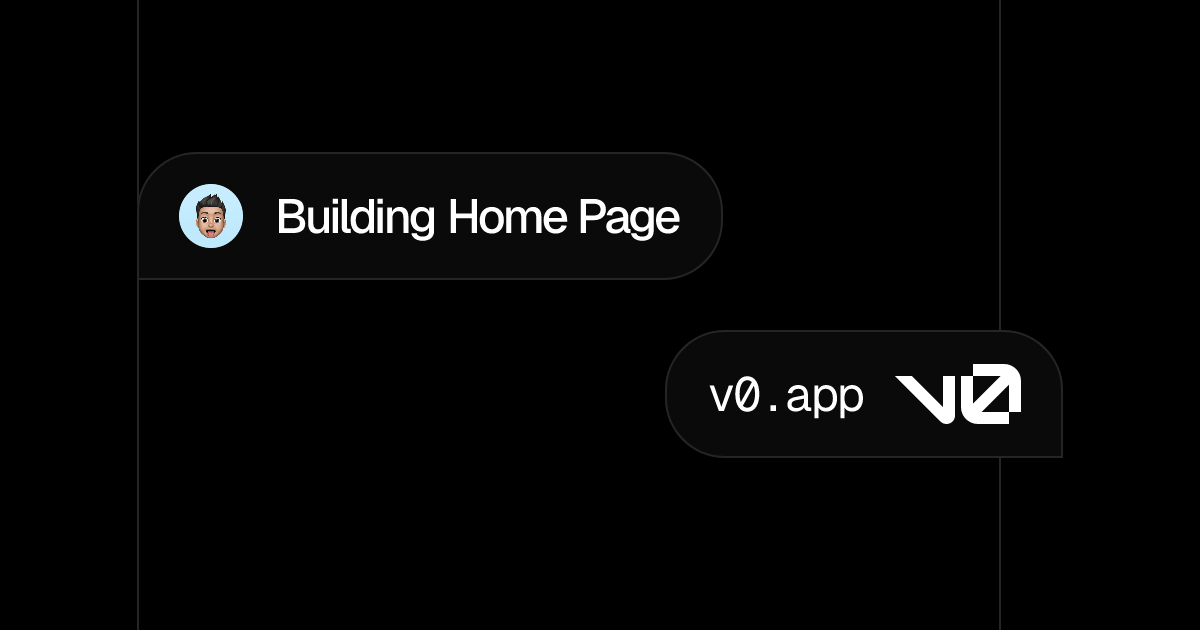 Building Home Page – v0 by Vercel