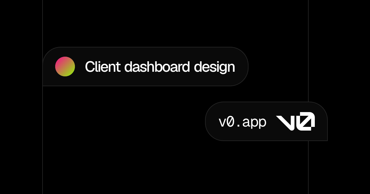 Client dashboard design - v0 by Vercel