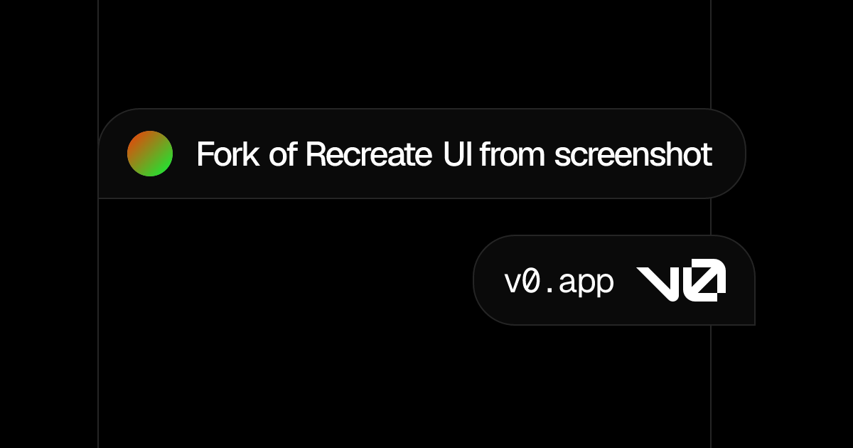 Fork of Recreate UI from screenshot - v0 by Vercel