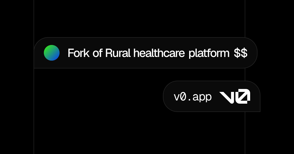 Fork of Rural healthcare platform $ – v0 by Vercel