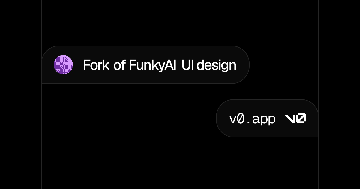 Fork of FunkyAI UI design – v0 by Vercel