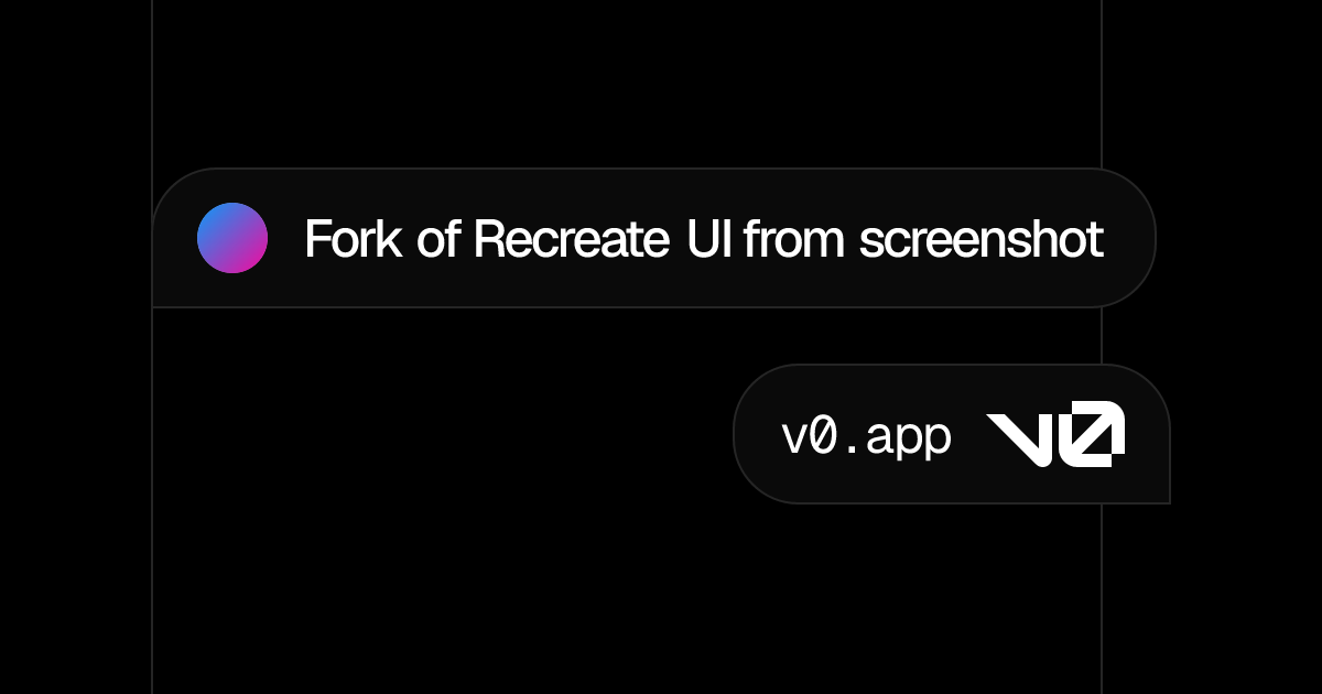 Fork of Recreate UI from screenshot - v0 by Vercel
