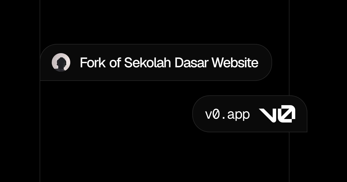 Fork of Sekolah Dasar Website – v0 by Vercel