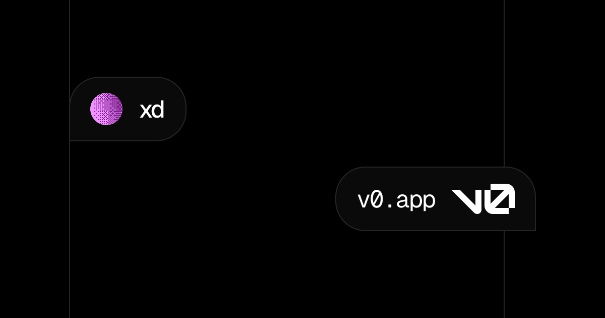 xd – v0 by Vercel