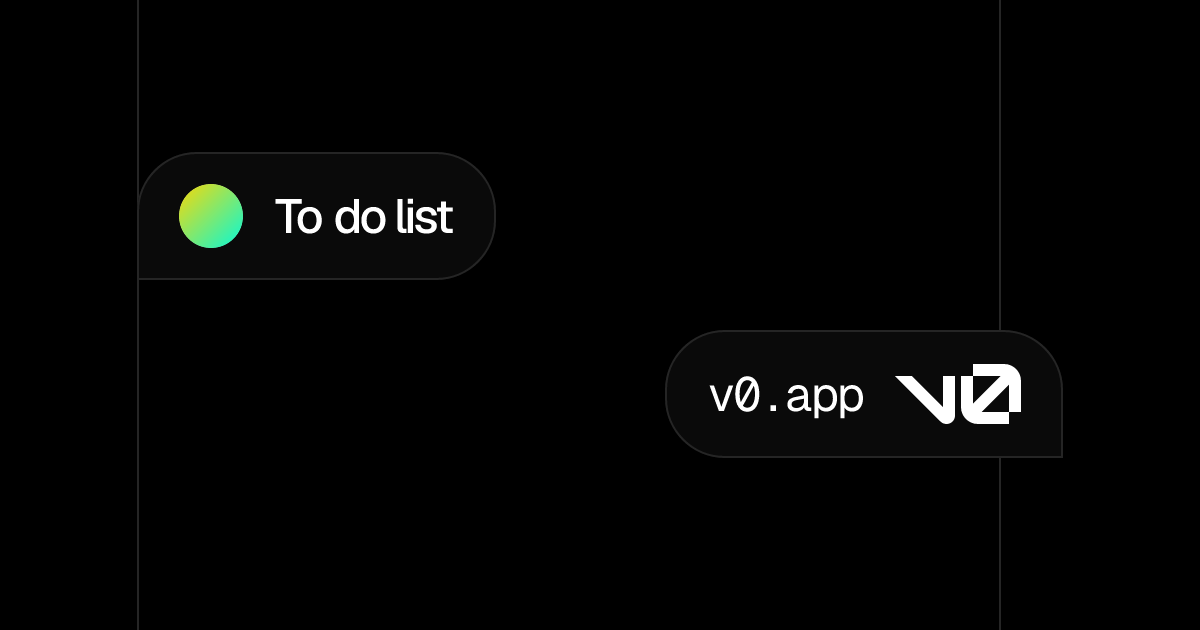 To do list - v0 by Vercel