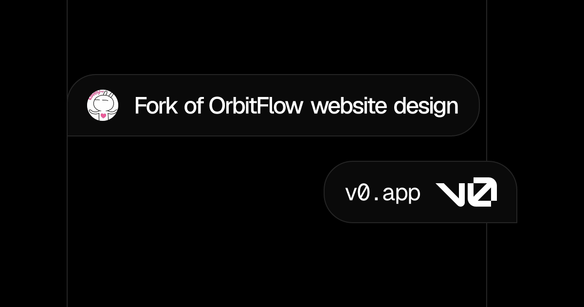 Fork of OrbitFlow website design – v0 by Vercel