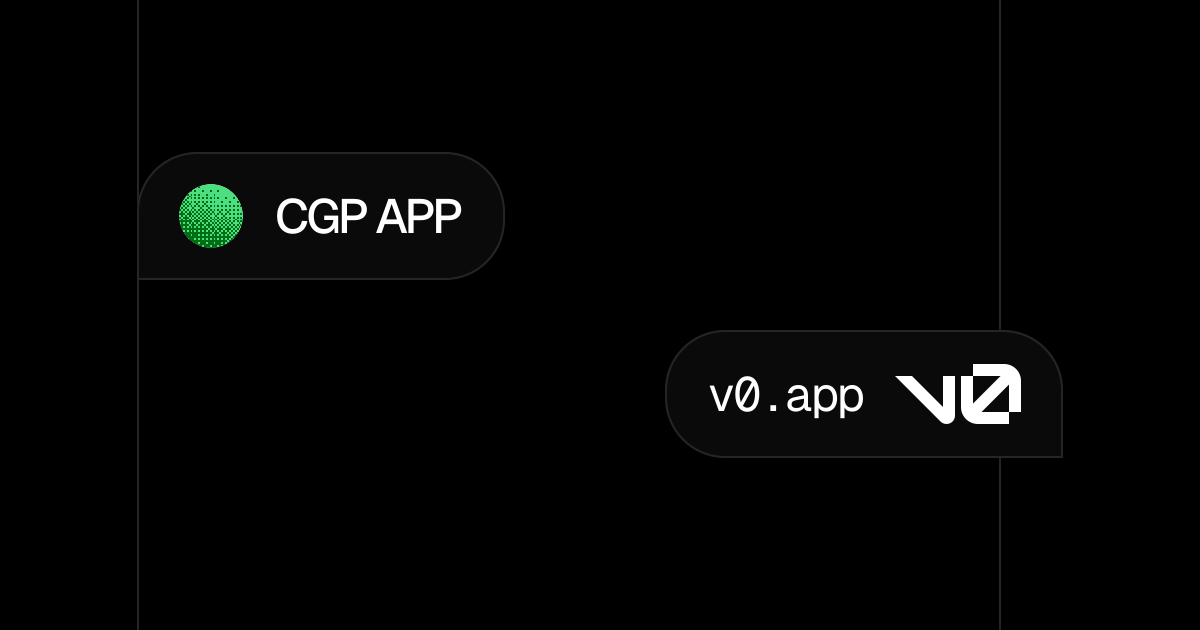 CGP APP – v0 by Vercel