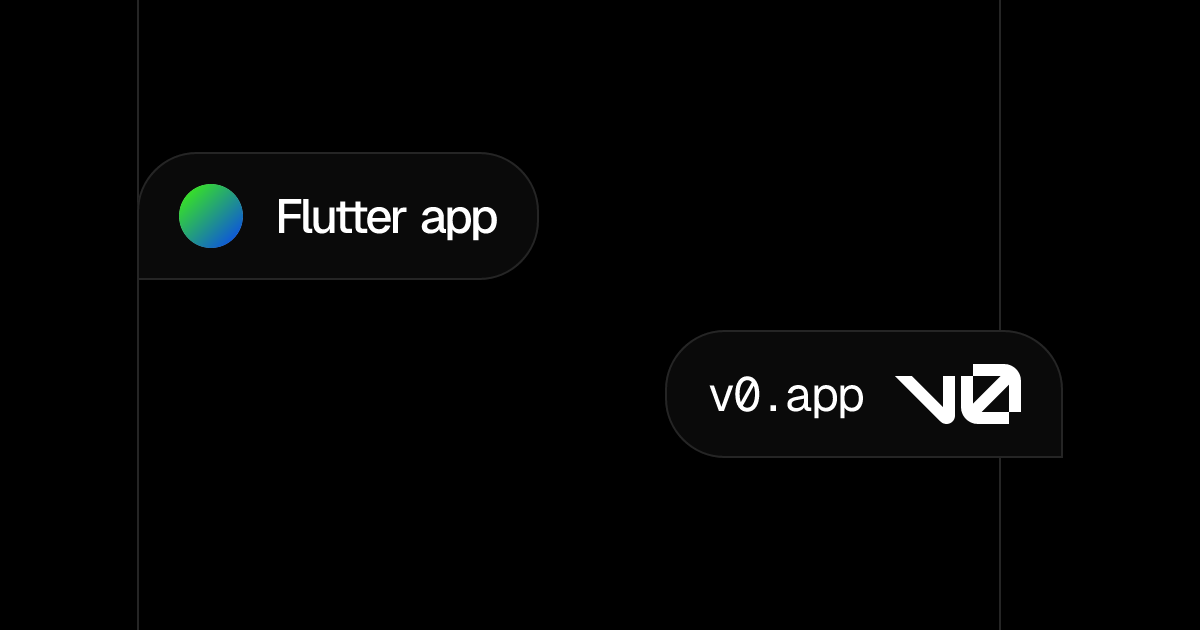 Flutter app – v0 by Vercel