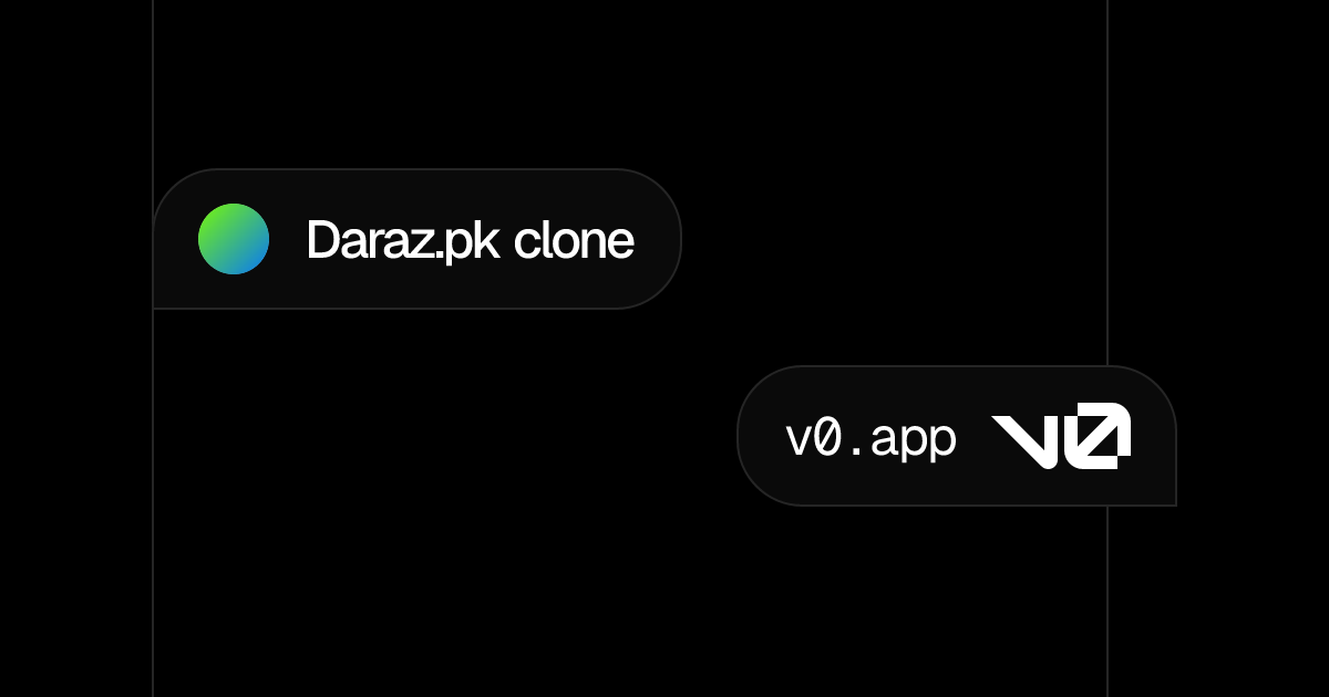 Daraz.pk clone – v0 by Vercel