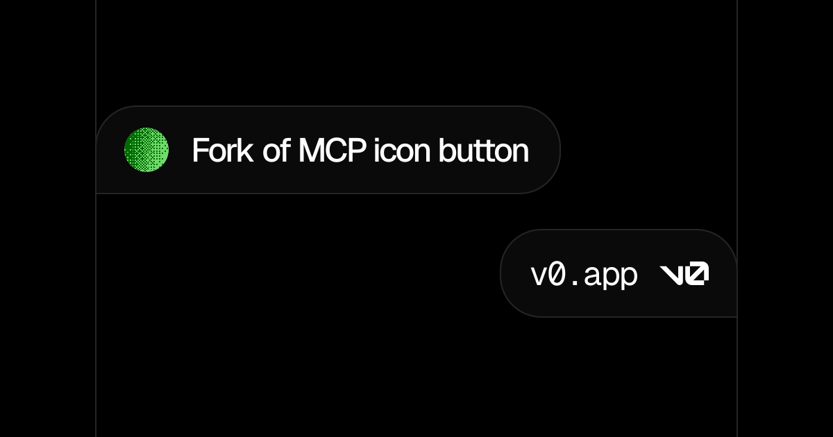 Fork of MCP icon button – v0 by Vercel