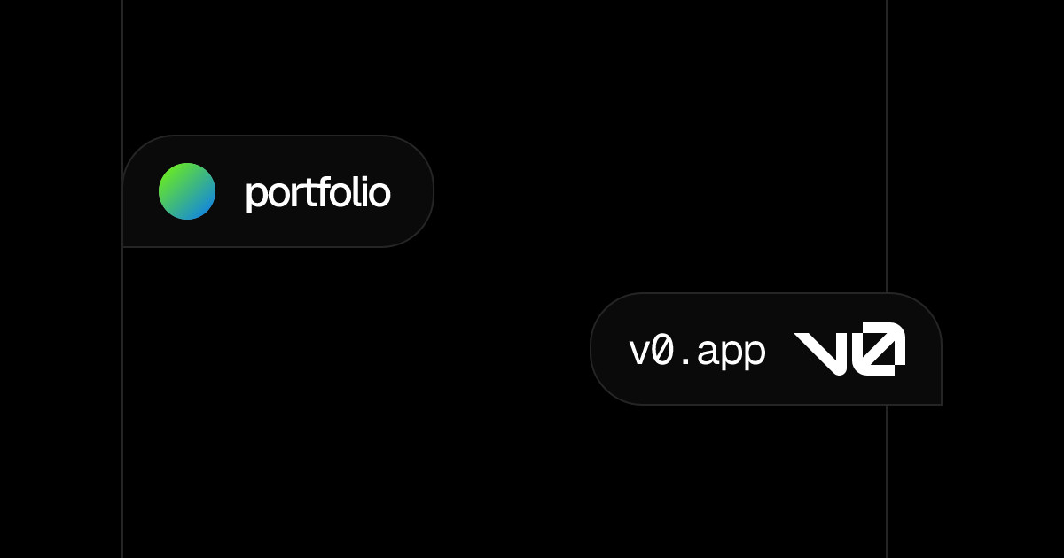 portfolio – v0 by Vercel