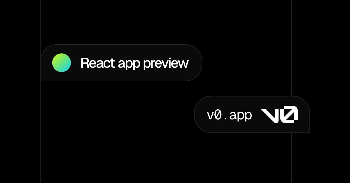 React app preview – v0 by Vercel