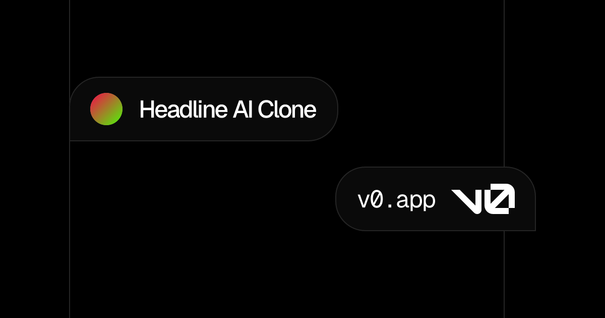 Headline AI Clone – v0 by Vercel