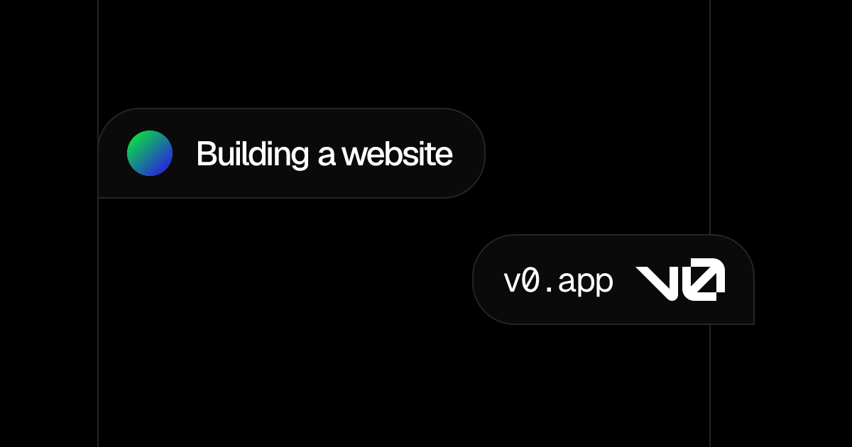 Building a website - v0 by Vercel