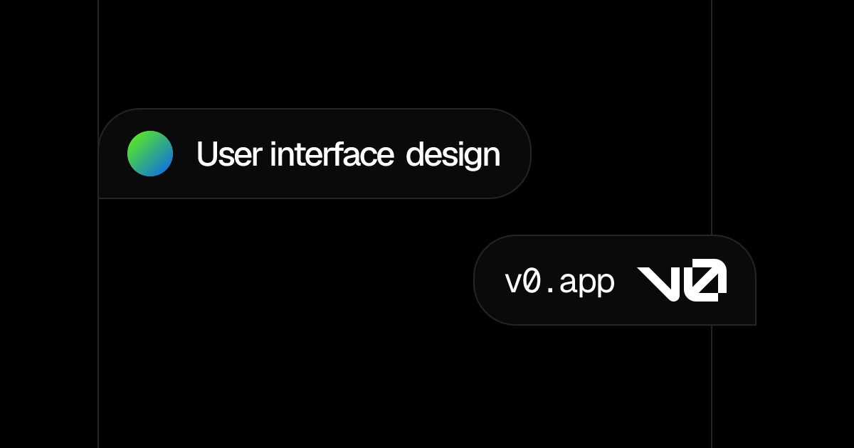 User interface design – v0 by Vercel