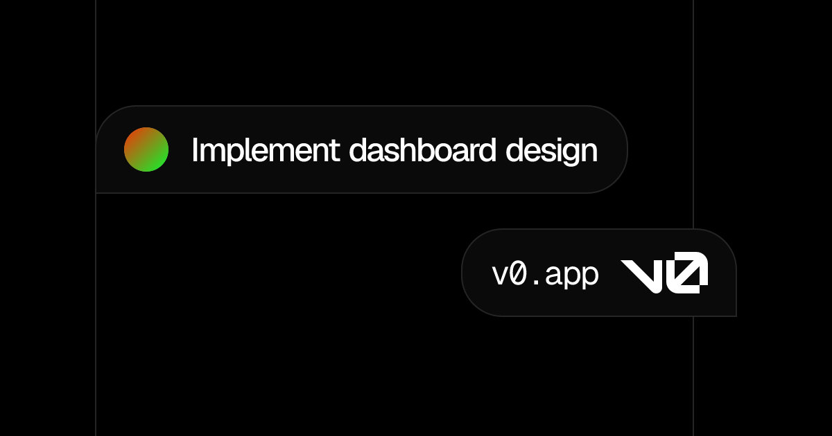 Implement dashboard design – v0 by Vercel