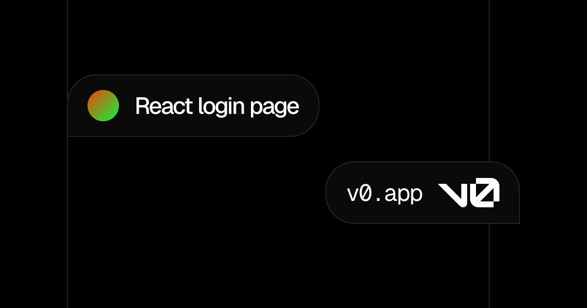 React login page - v0 by Vercel