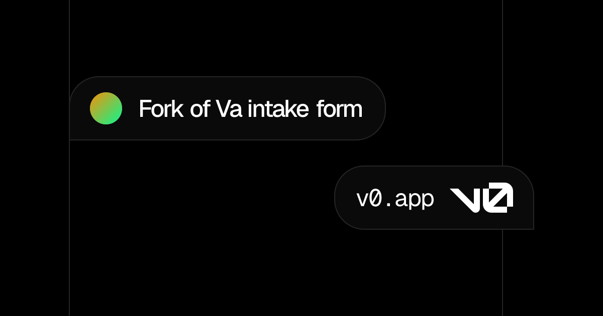 Fork of Va intake form – v0 by Vercel