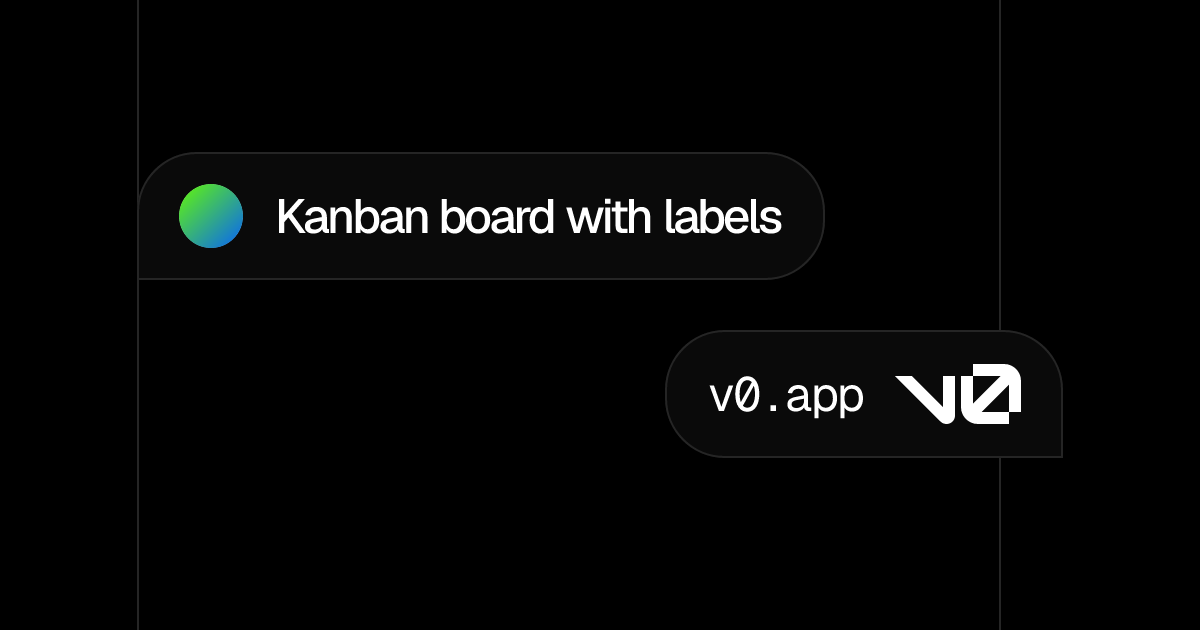Kanban board with labels - v0 by Vercel