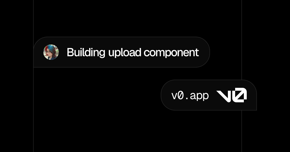Building upload component – v0 by Vercel