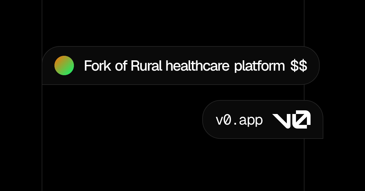 Fork of Rural healthcare platform $ – v0 by Vercel