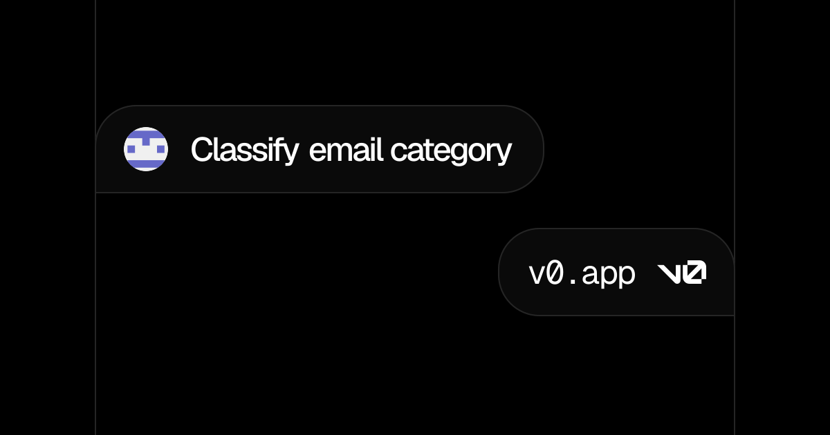 Classify Email Category V0 By Vercel 1625