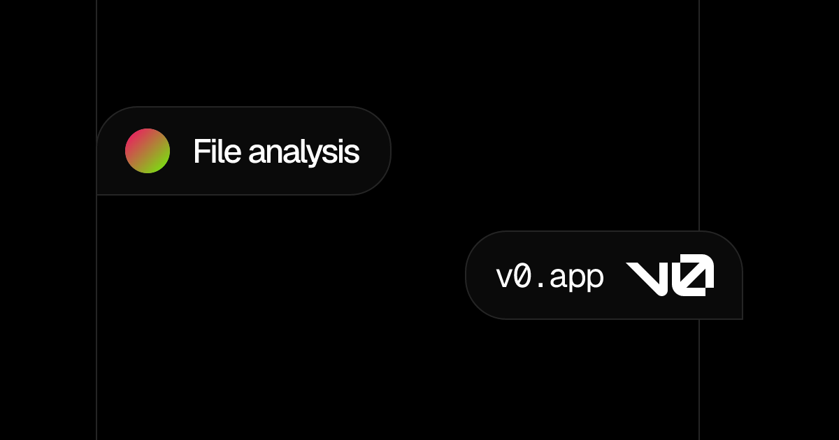 File analysis – v0 by Vercel