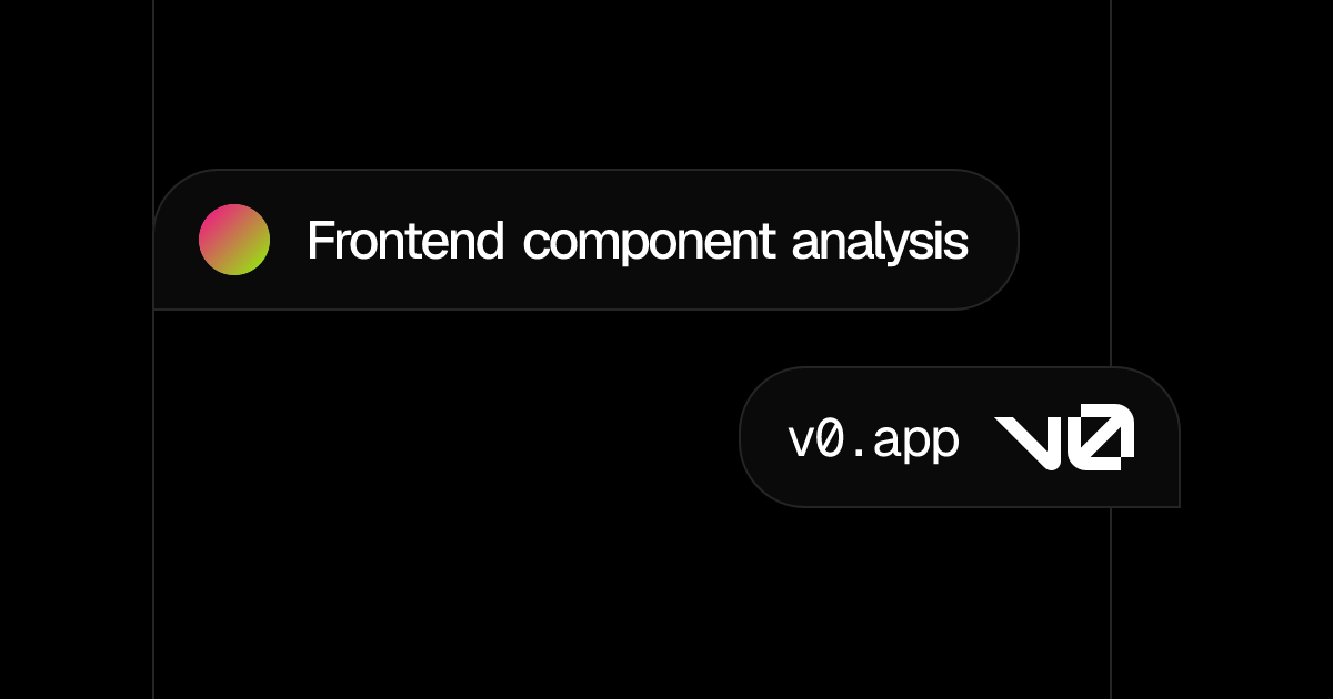 Frontend component analysis - v0 by Vercel