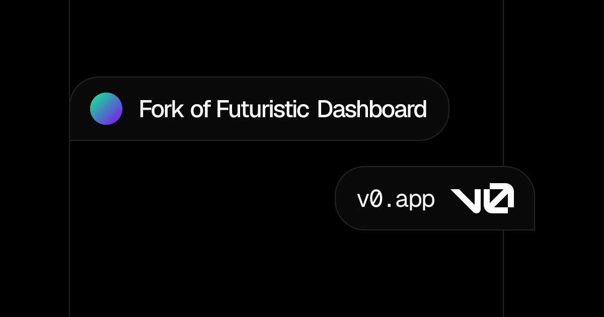 Fork of Futuristic Dashboard – v0 by Vercel