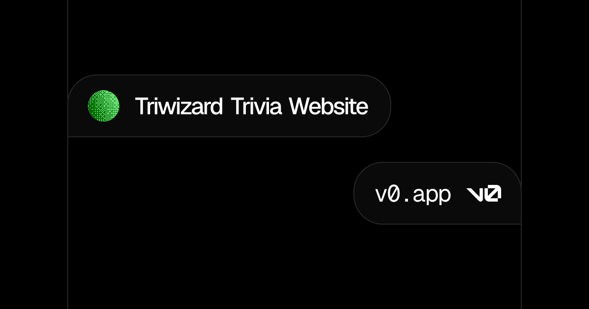 Triwizard Trivia Website – v0 by Vercel