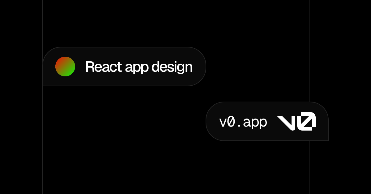 React app design – v0 by Vercel