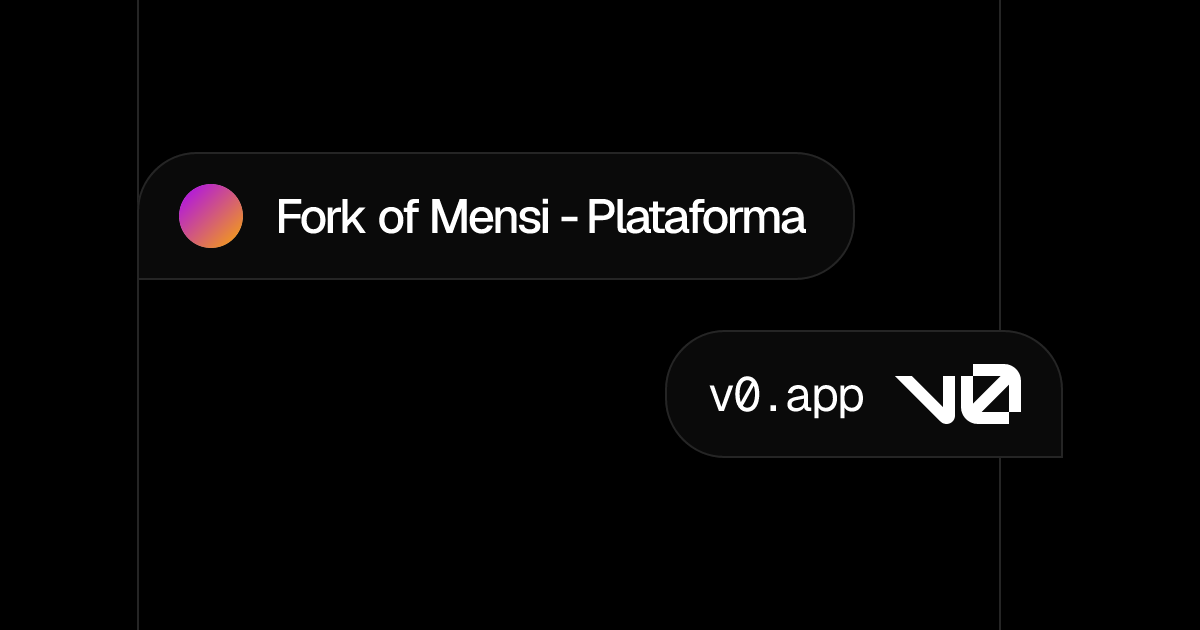 Fork of Mensi - Plataforma – v0 by Vercel