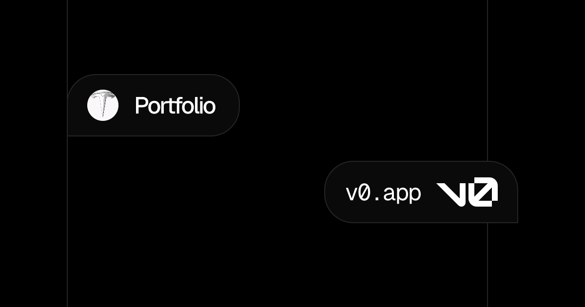 Portfolio – v0 by Vercel