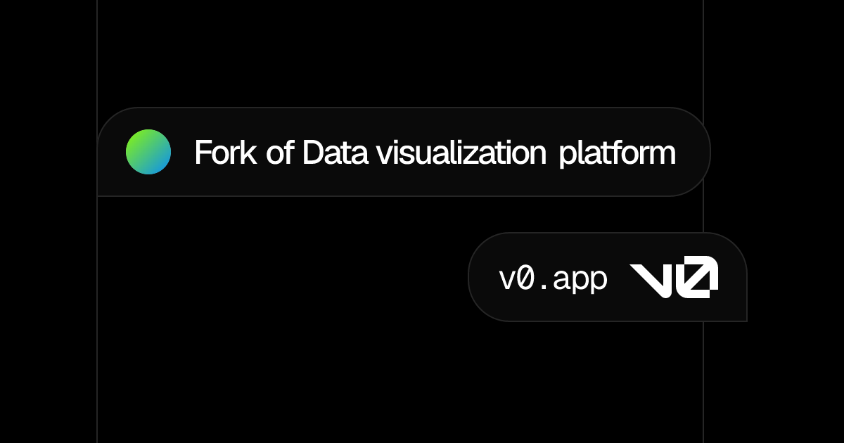 Fork of Data visualization platform – v0 by Vercel